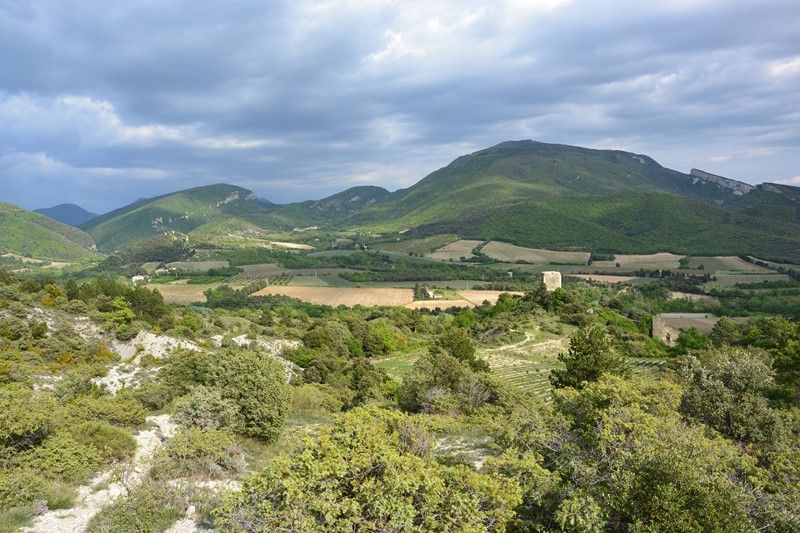 Historic Hill-Top Villages Hike in Drôme Provençale in South France
